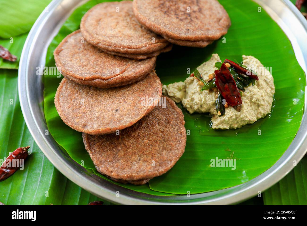 south indian famous breakfast raagi Stock Photo - Alamy