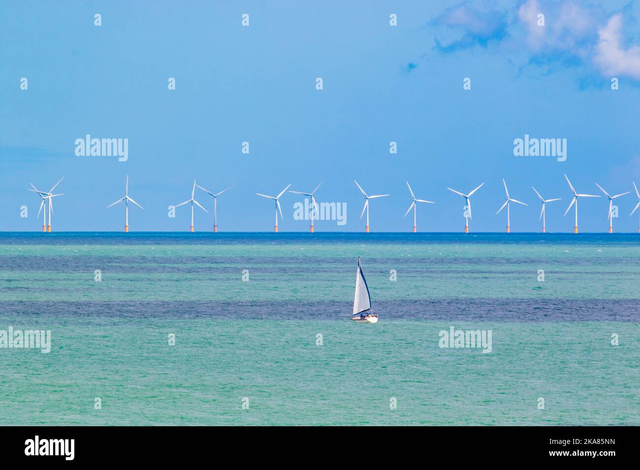 The Thanet Wind Farm (also sometimes called Thanet Offshore Wind Farm ...