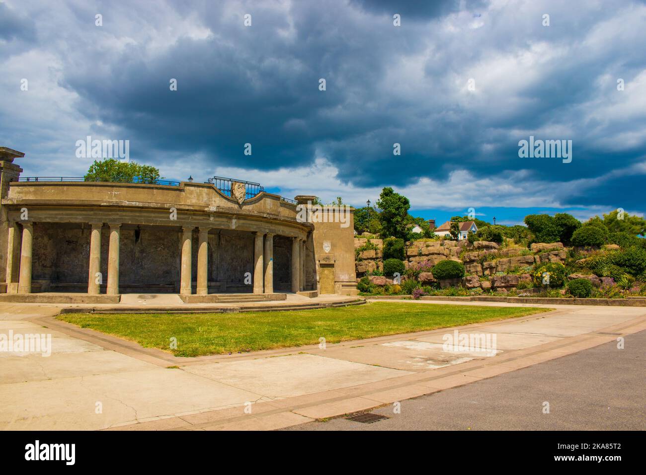 View of Ramsgate East Cliff Promenade and Beach and Winterstoke Gardens ...