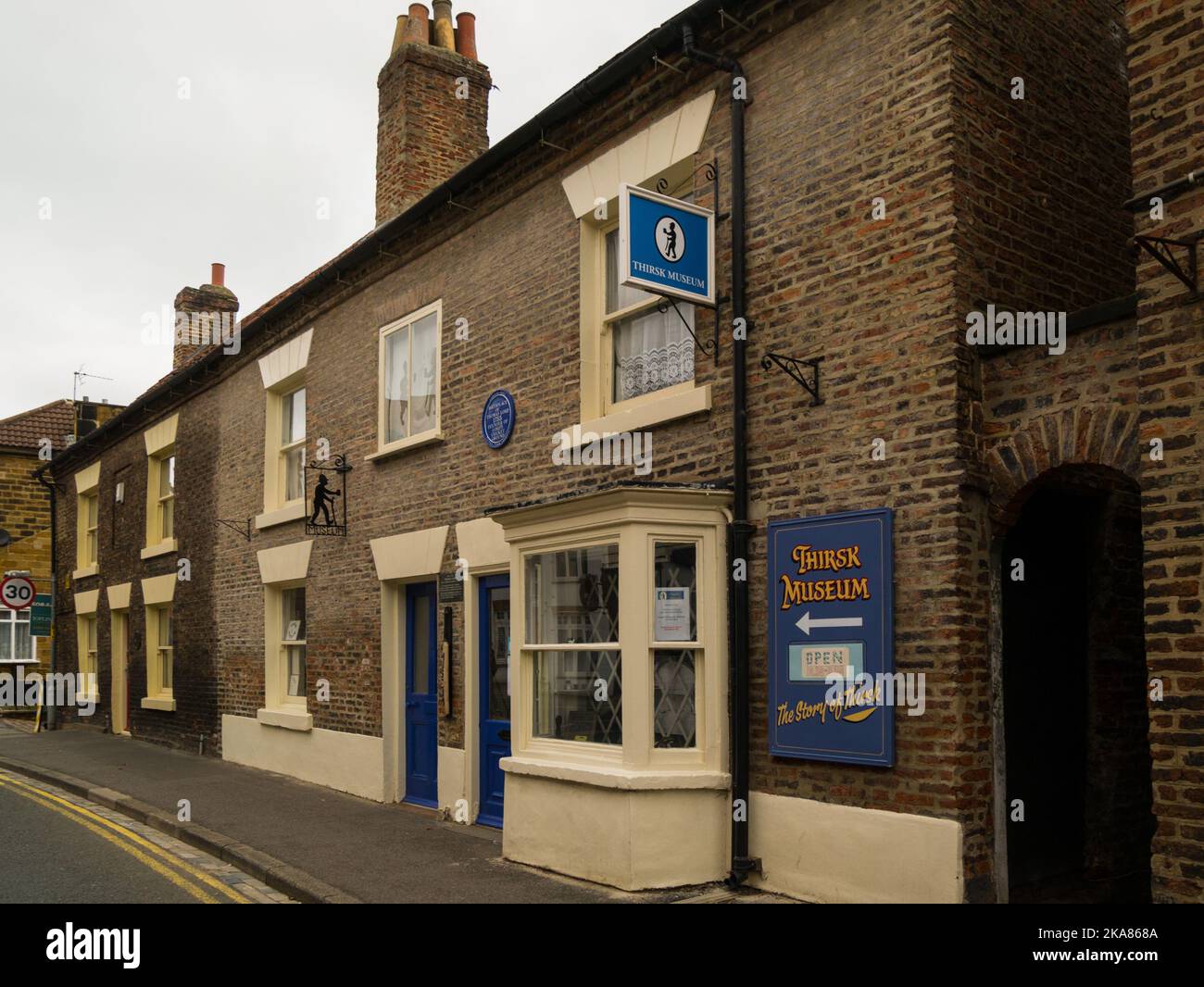 Thirsk Museum in Kirkgate Thirsk North Yorkshire England UK is housed ...