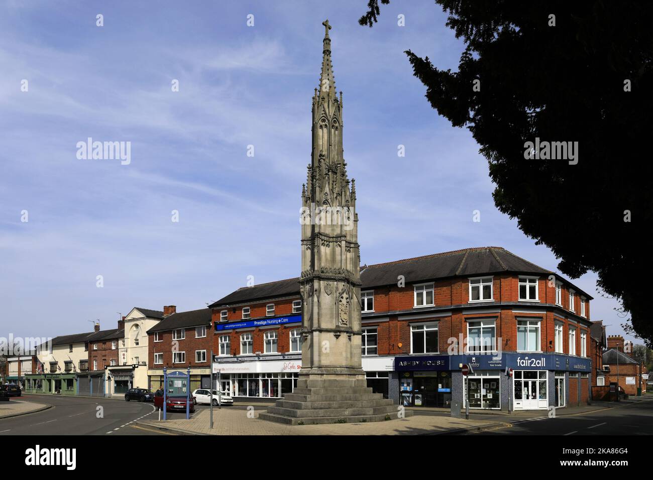 The Loudoun Monument, Ashby de la Zouch town, Leicestershire, England ...