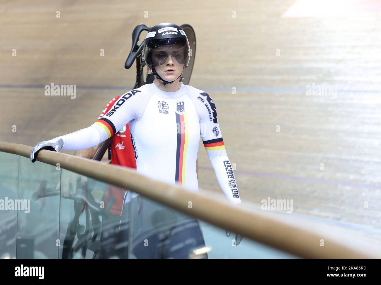 Lea Sophie Friedrich from Germany at the 2022 UCI Track Cycling World ...