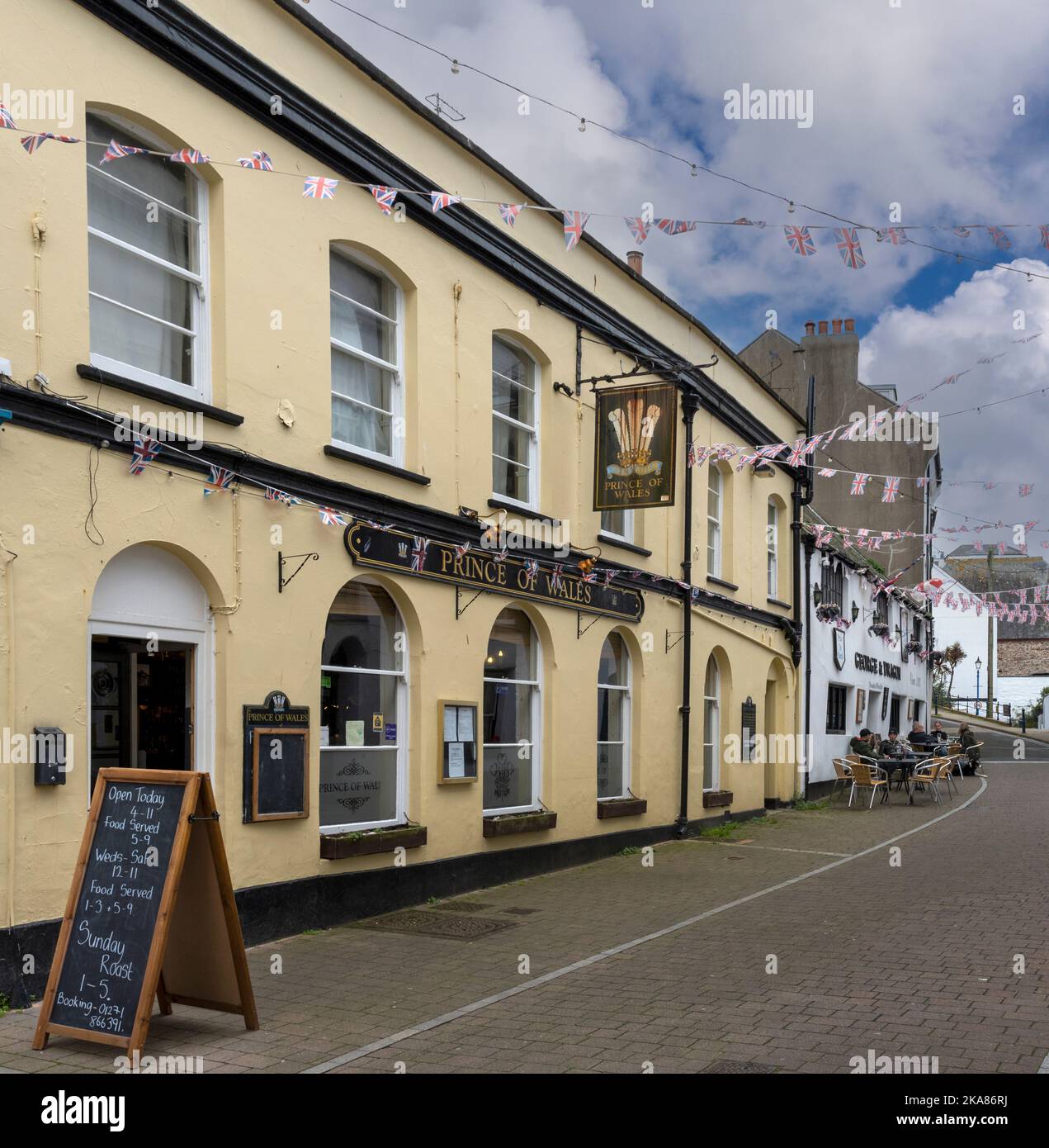 The Prince of Wales public house, Fore Street, Ilfracombe, North Devon ...