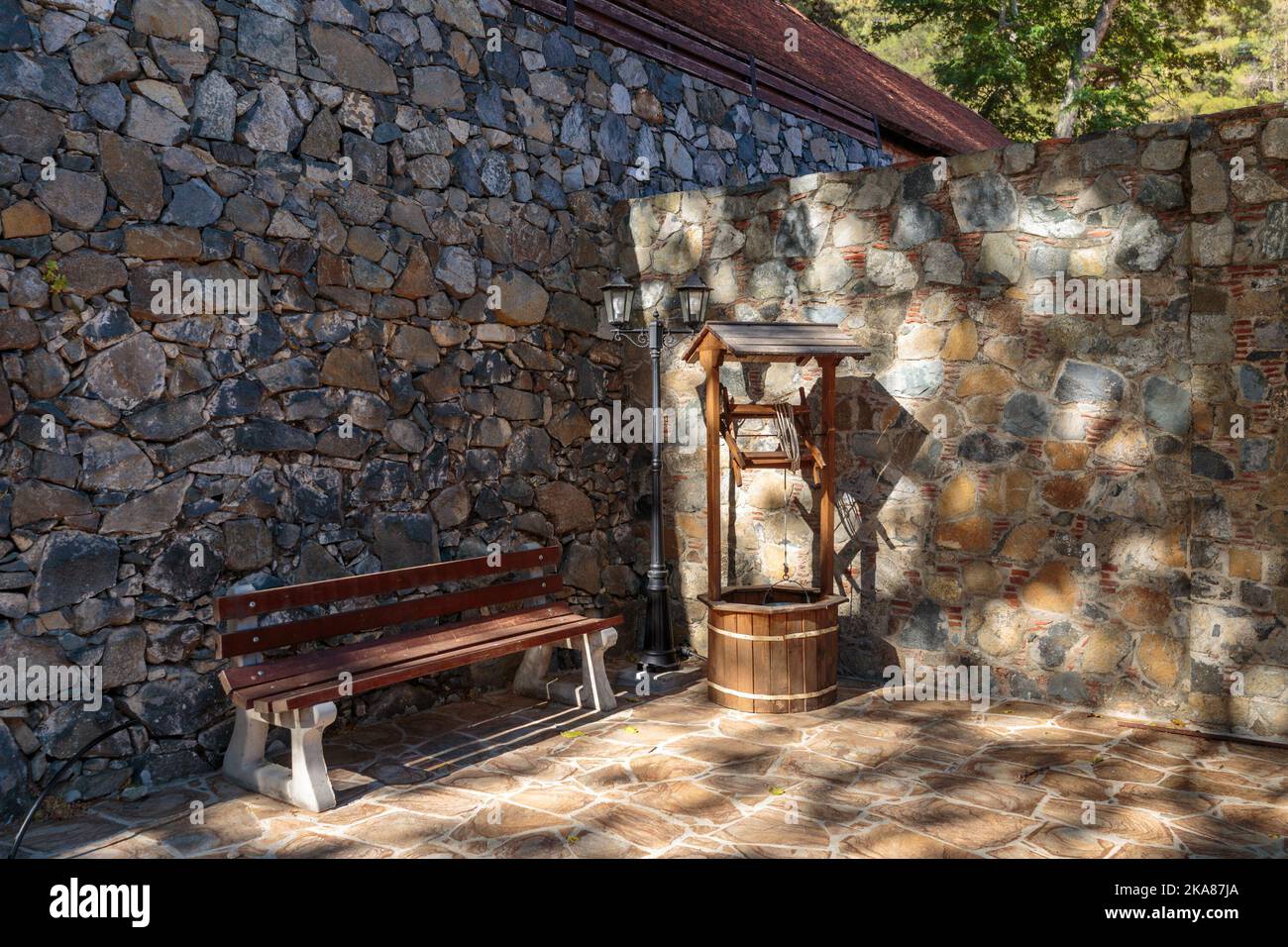 Courtyard at the source park hi-res stock photography and images - Alamy