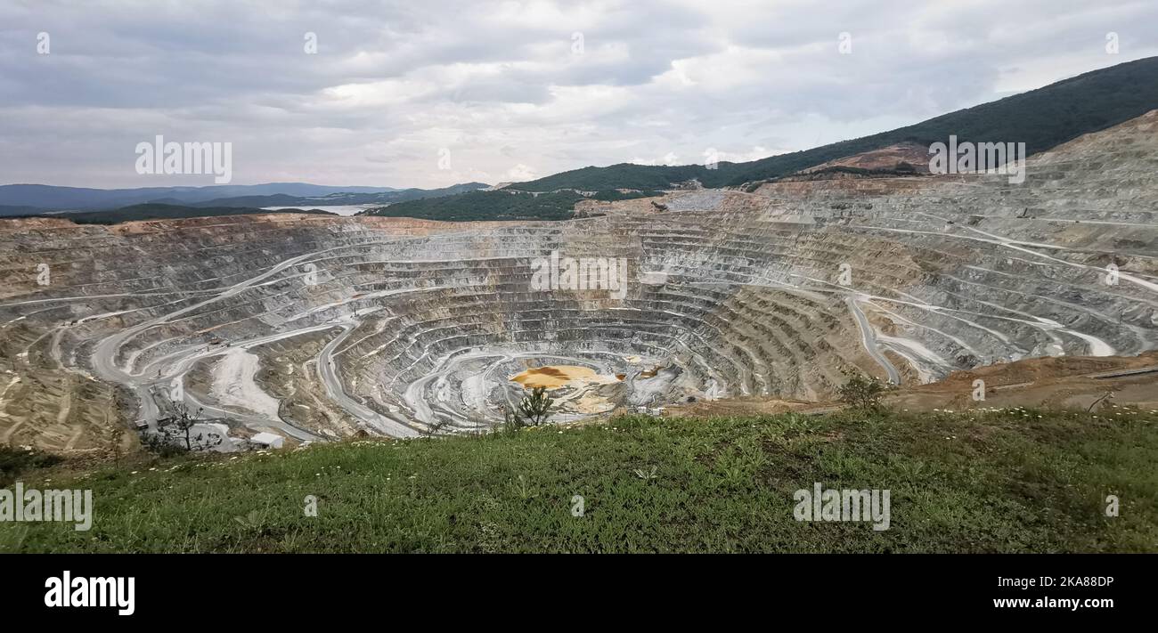 A landscape with Toquepala Mine Stock Photo - Alamy