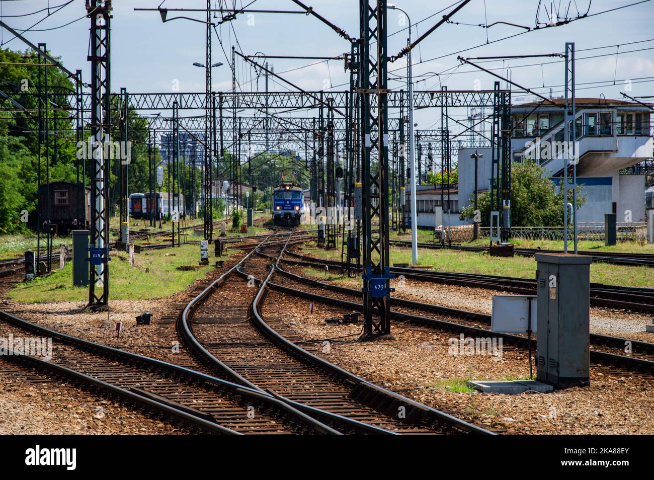 Train siding platform hi-res stock photography and images - Alamy