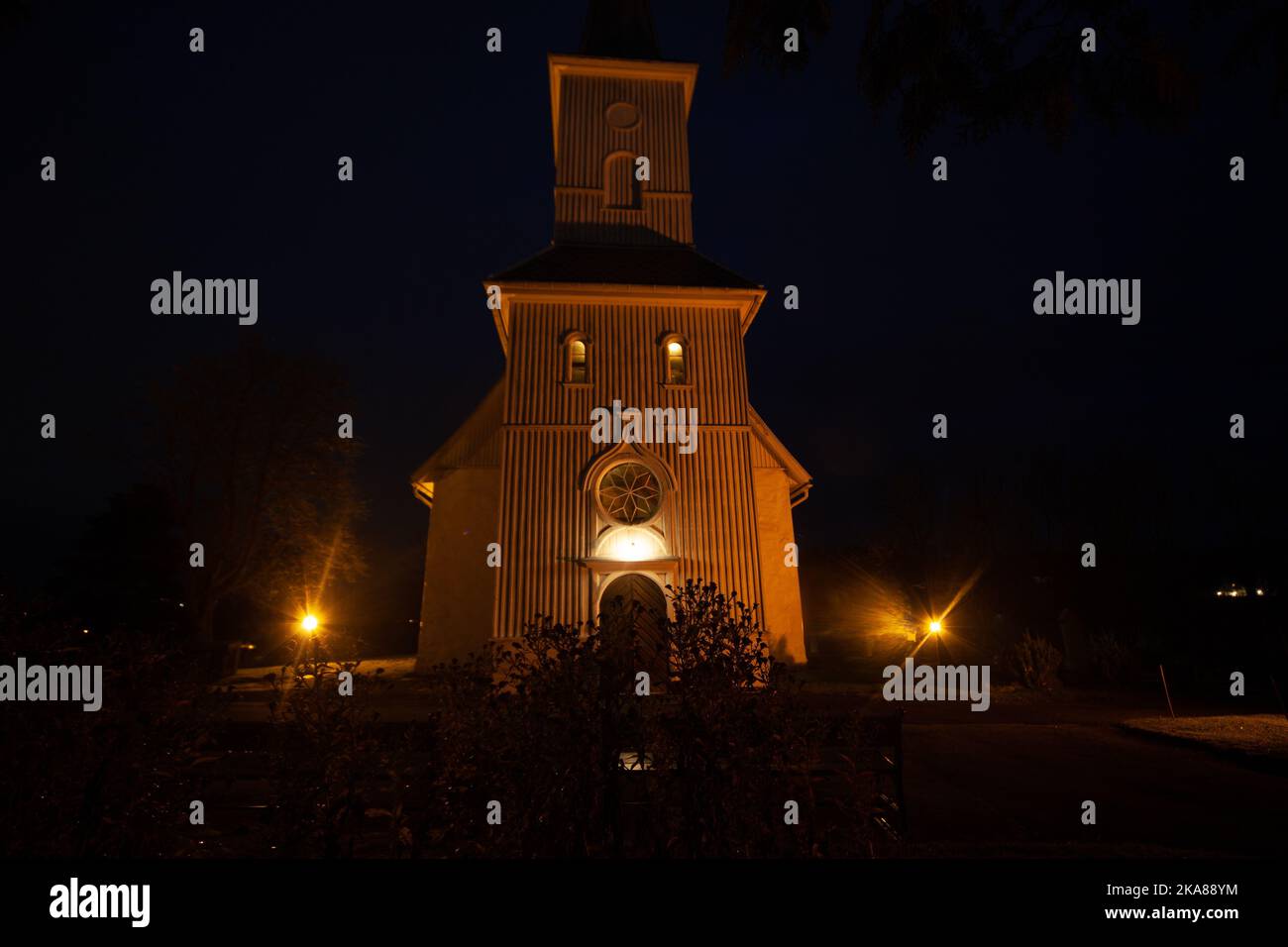 Church Hammer in comunity Lorenskog Norway Stock Photo - Alamy