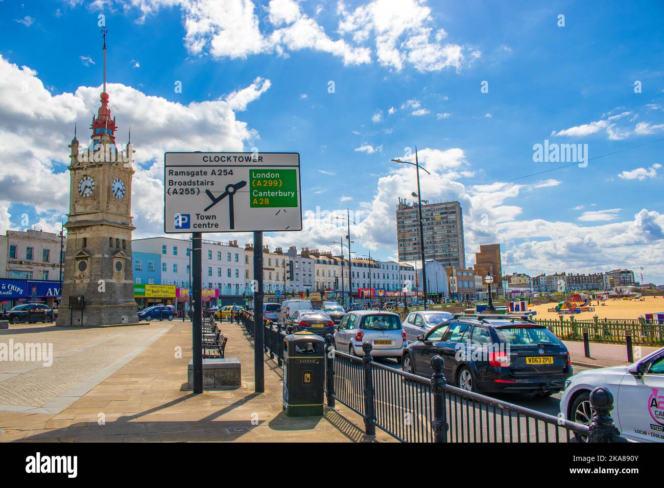 Sand beach with a tidal swimming pool, old-school rides & arcades, plus ...