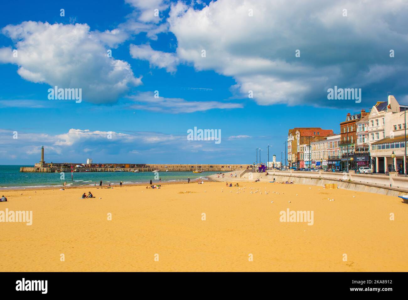 Sand beach with a tidal swimming pool, old-school rides & arcades, plus ...