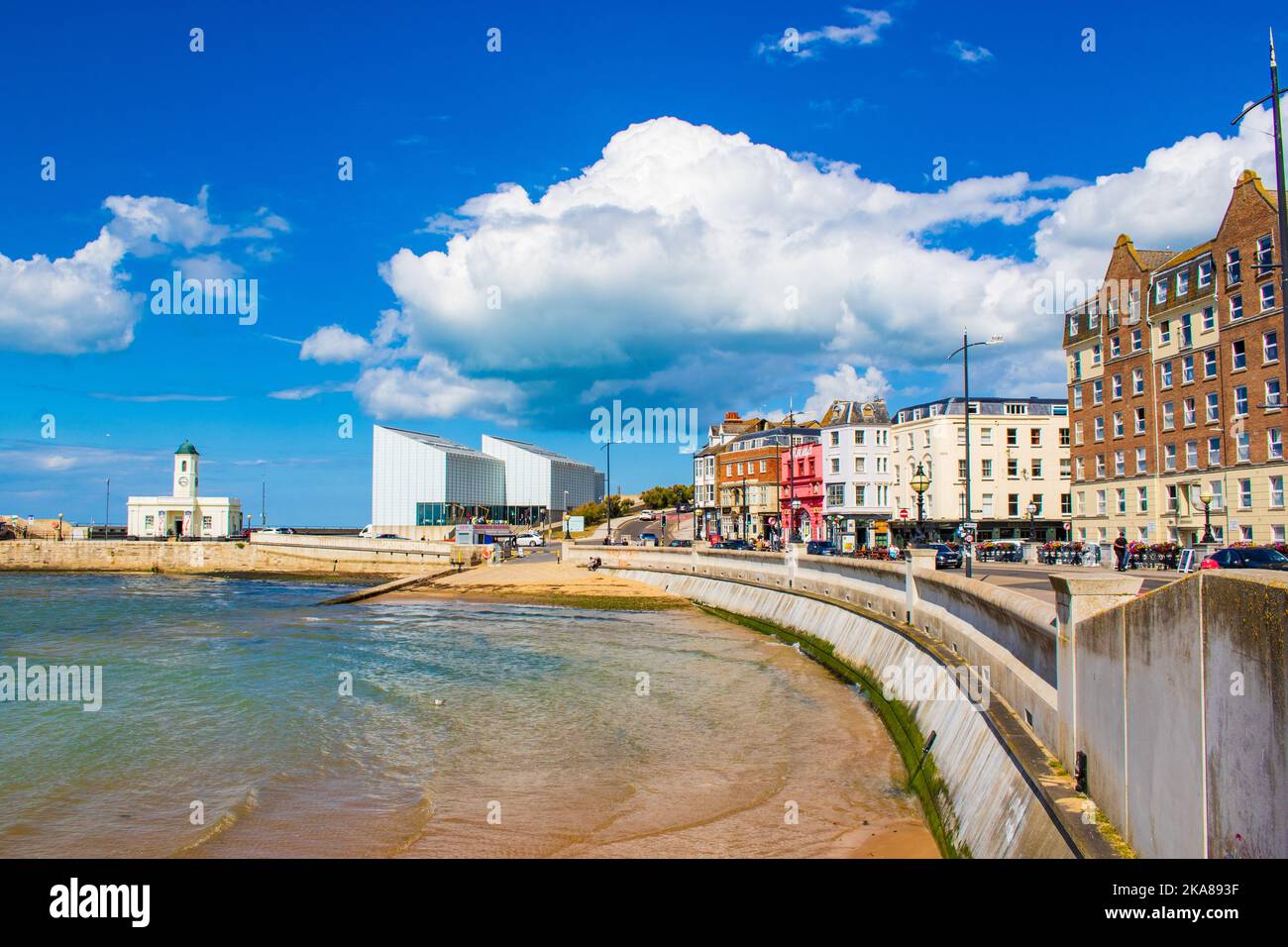 Sand beach with a tidal swimming pool, old-school rides & arcades, plus ...