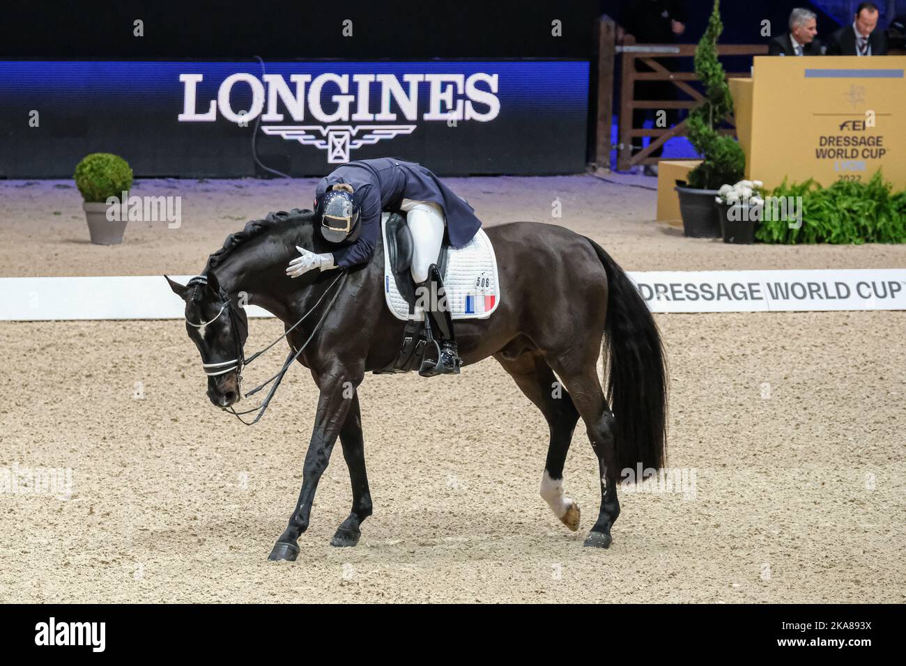 France, Lyon, 2022-10-28. The French rider Morgan Barbancon during her ...