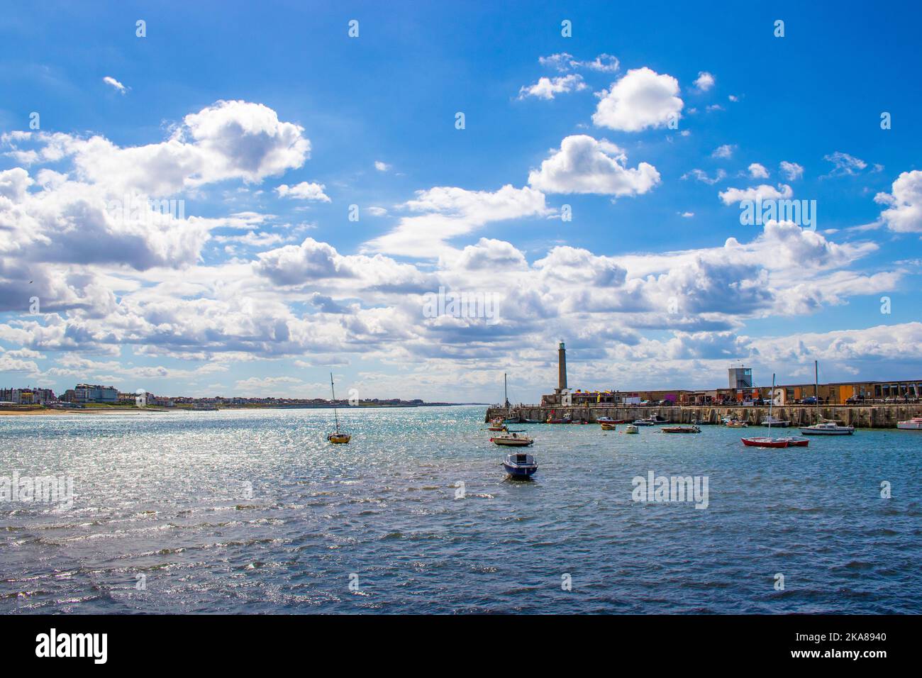 Sand beach with a tidal swimming pool, old-school rides & arcades, plus ...