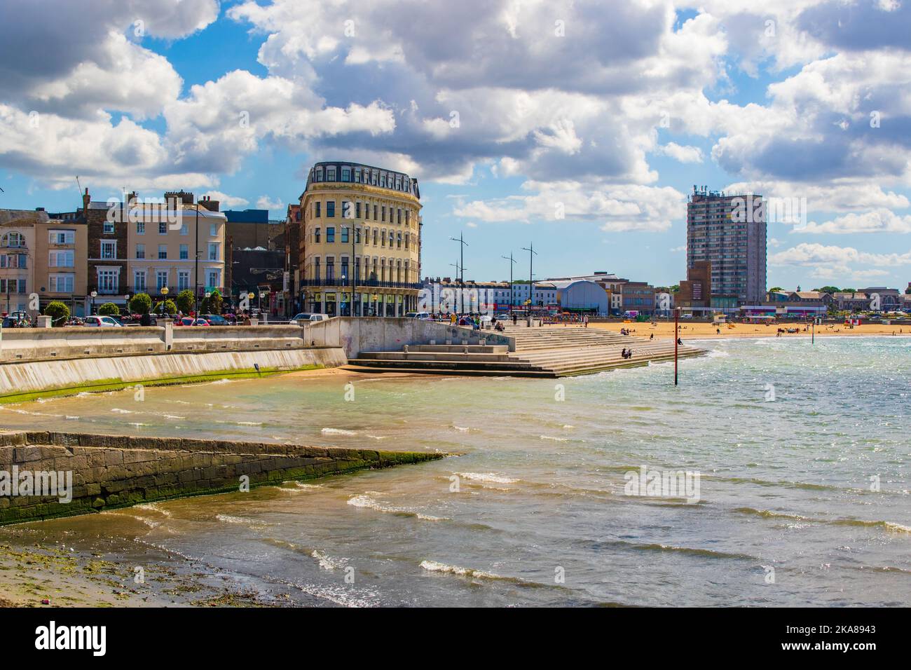 Sand beach with a tidal swimming pool, old-school rides & arcades, plus ...