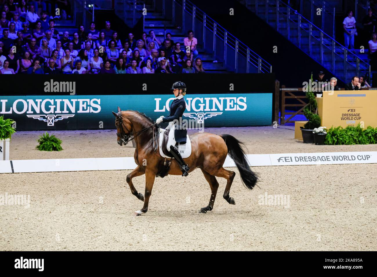 France, Lyon, 2022-10-28. The Swedish rider Antonia Ramel during her ...