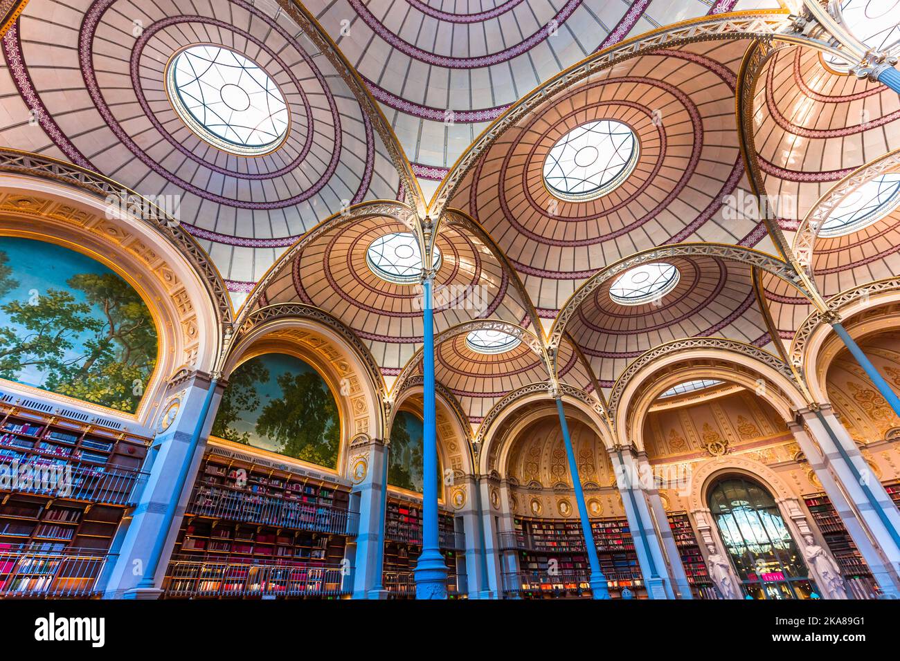 PARIS, FRANCE, OCTOBER 20, 2022 : Labrouste reading room in National ...