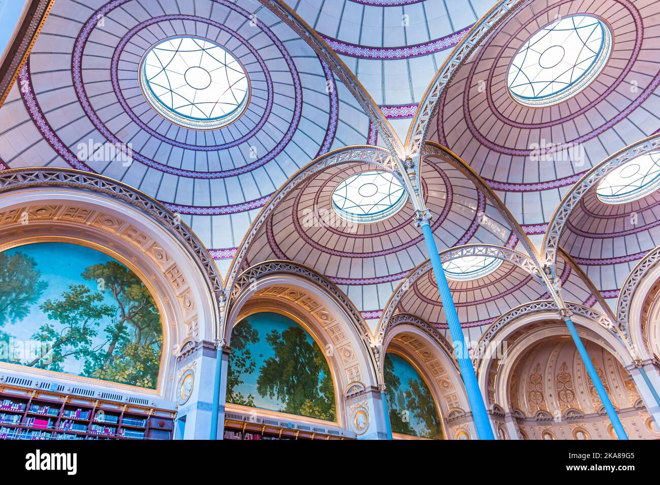 PARIS, FRANCE, OCTOBER 20, 2022 : Labrouste reading room in National ...