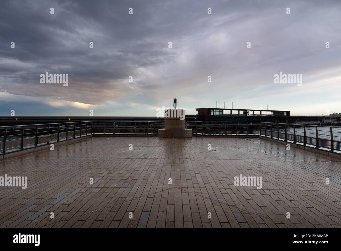 A pier on the shore of the Mediterranean in Monte Carlo, Monaco Stock ...