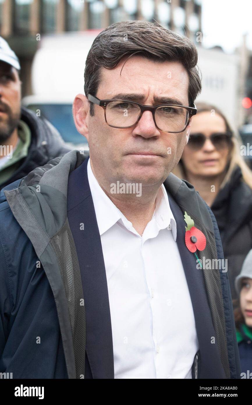 Mayor of Greater Manchester, Andy Turnham is seen outside the Houses of ...