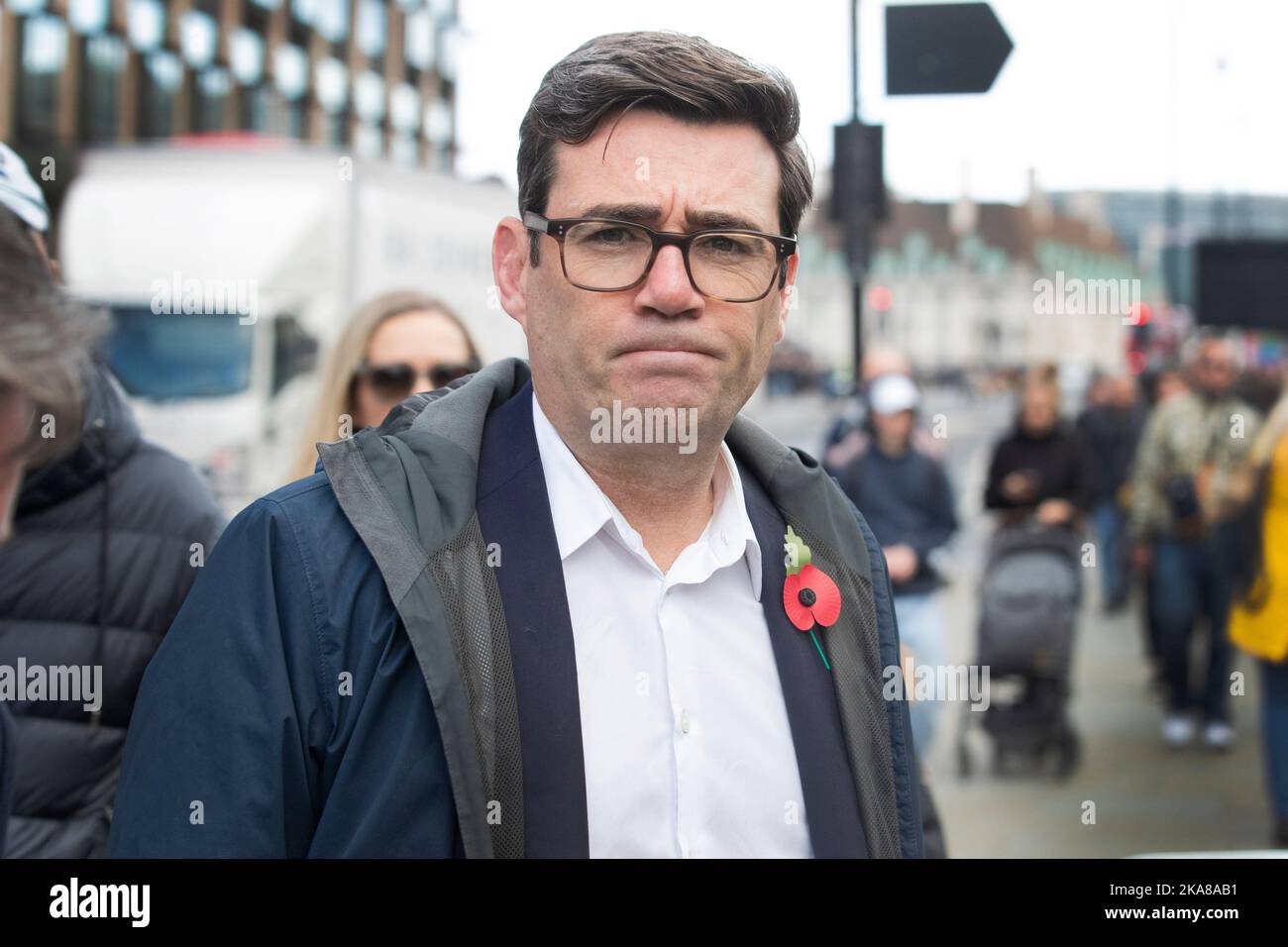 Mayor of Greater Manchester, Andy Turnham is seen outside the Houses of ...