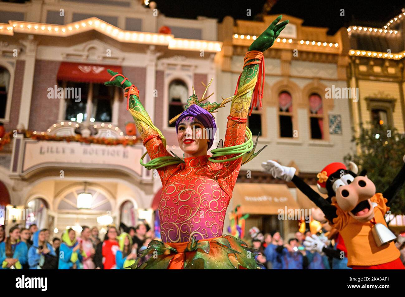 Paris, France. 31st Oct, 2022. Disney Halloween evenings held at ...