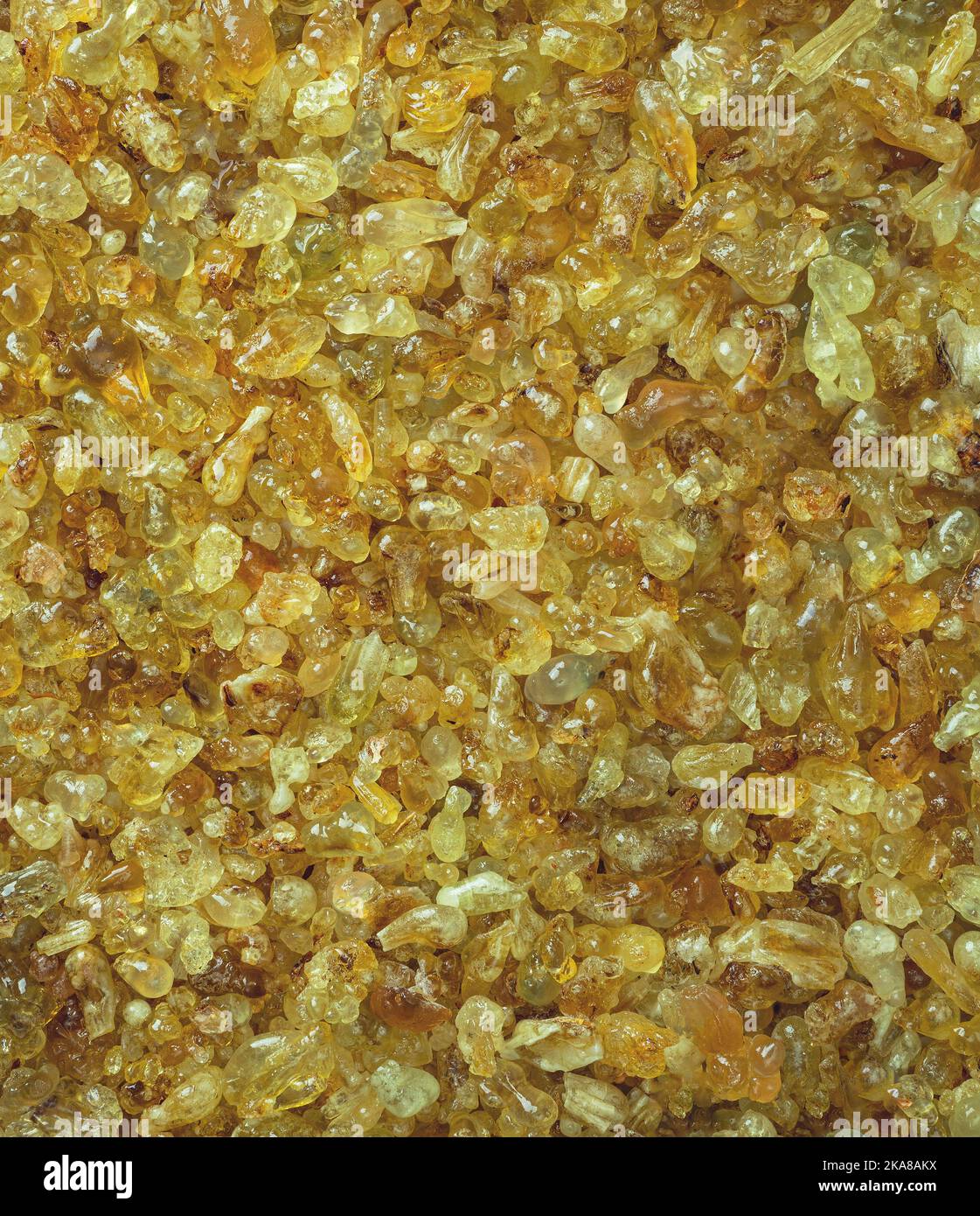 Natural arabian Frankincense bakhoor that in yellow color spreaded as ...