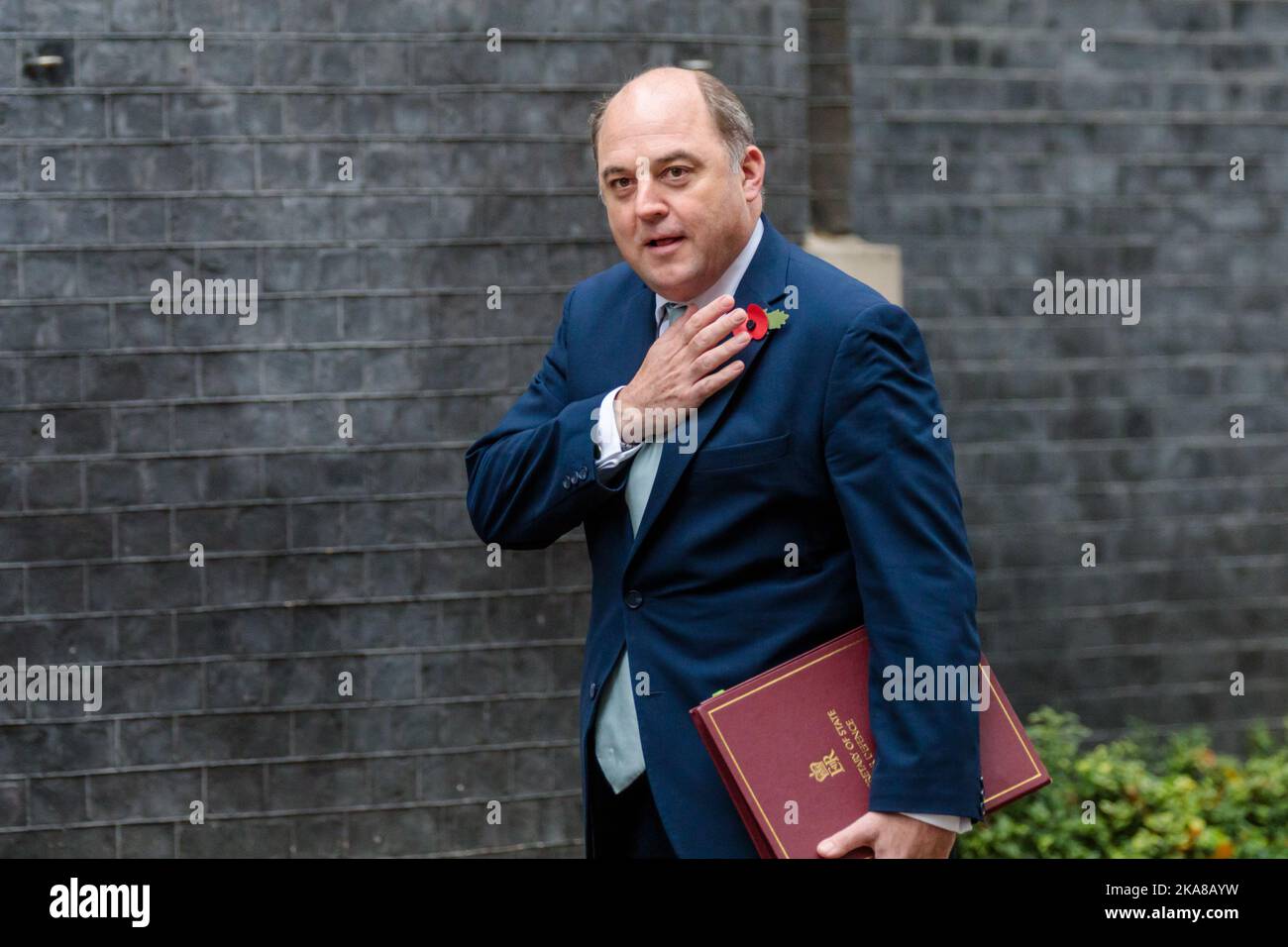 Downing Street, London, UK. 1st November 2022. Ben Wallace MP ...
