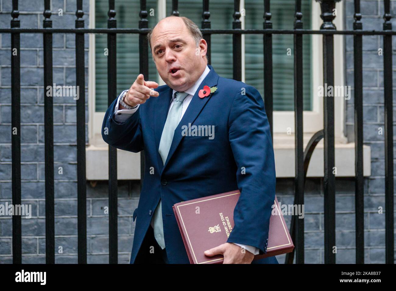 Downing Street, London, UK. 1st November 2022. Ben Wallace MP ...
