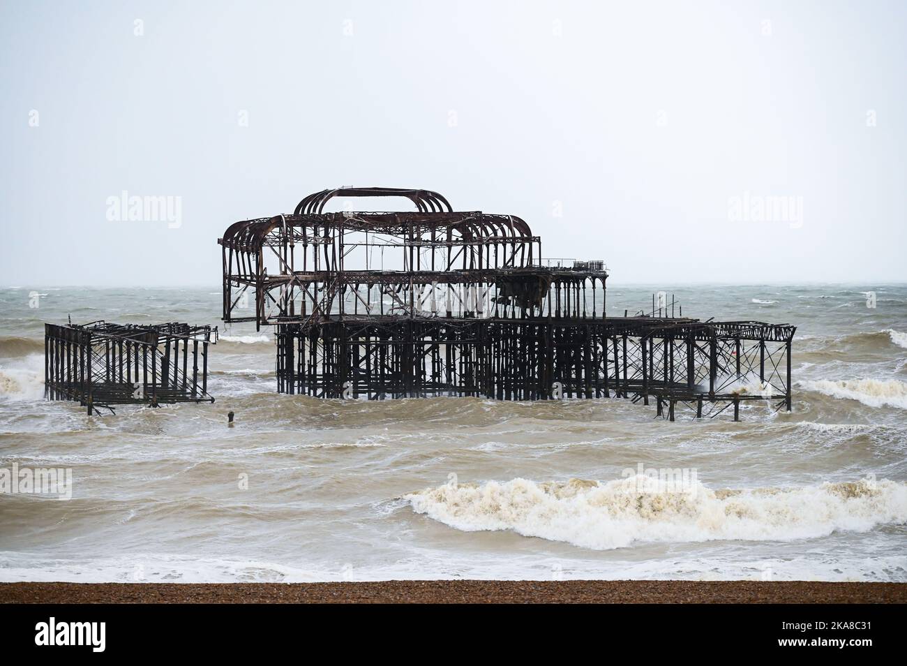 Brighton UK 1st November 2022 - More parts of Brighton's famous West ...