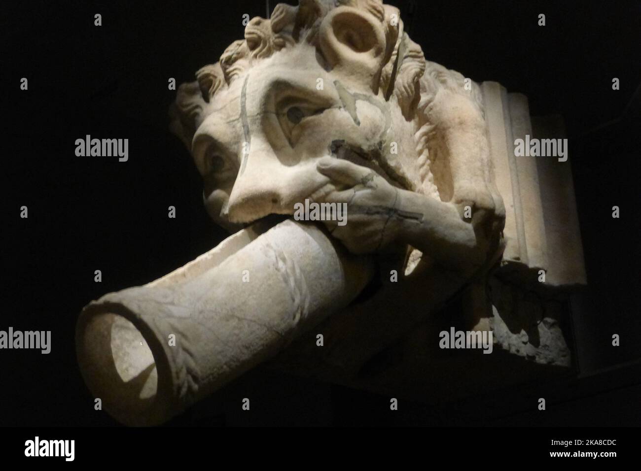 Drain pipe with gargoyle hi-res stock photography and images - Alamy