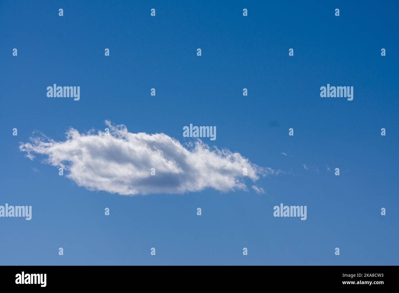A Blue sky background with white clouds Stock Photo - Alamy