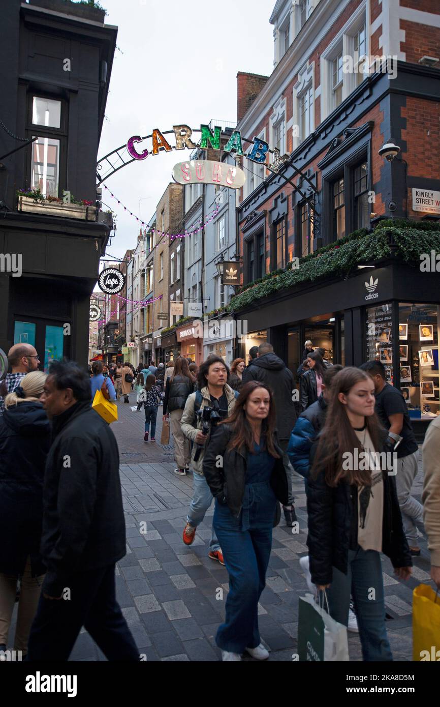 Entrance to Carnaby Street .London England Stock Photo - Alamy