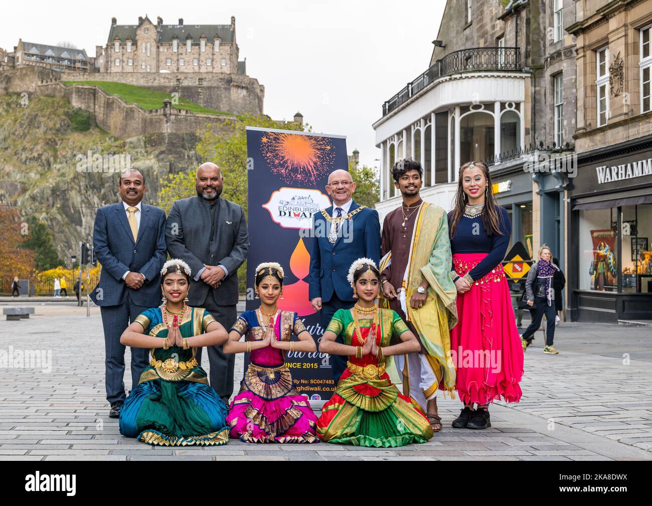 Edinburgh, Scotland, UK, 1st November 2022. Edinburgh Diwali: the ...