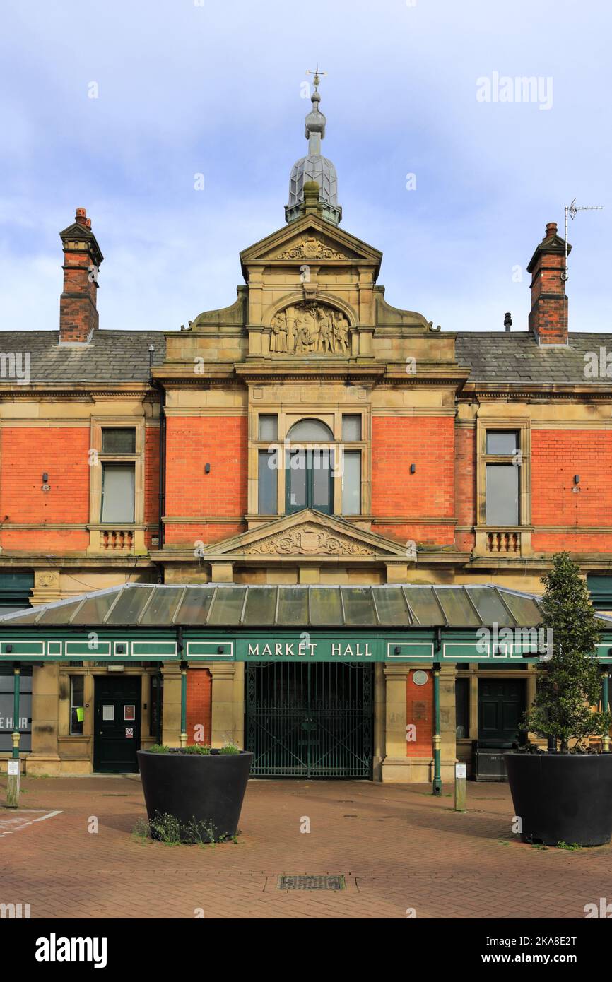 The Market Hall, Burton Upon Trent town, Staffordshire, England; UK ...