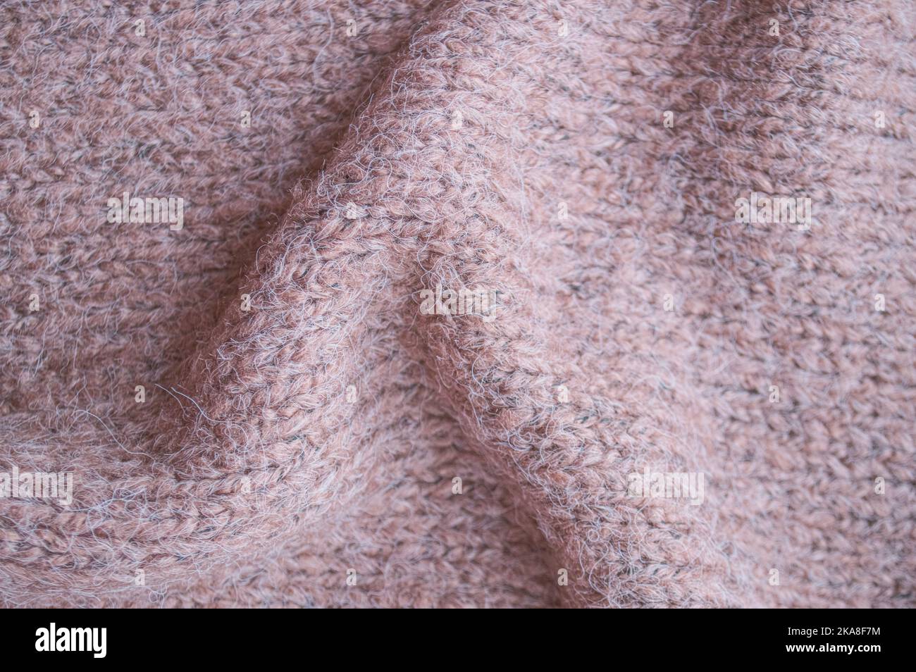 Organic knit background with detail weave threads Stock Photo - Alamy