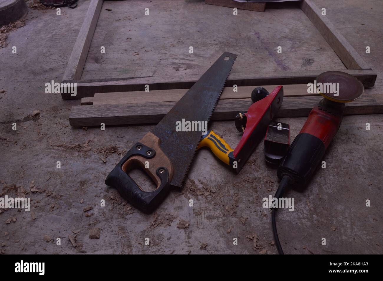 Building tools for manual woodworking and technological machines Stock ...