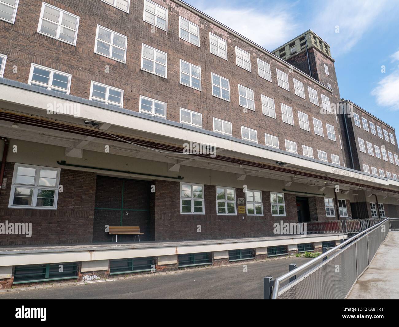 famous industrial designer Peter Behrens designed the imposing building ...