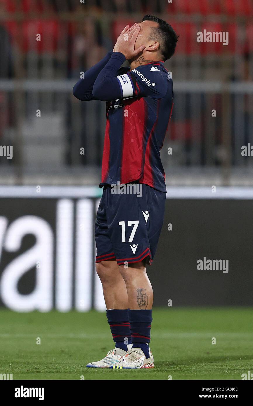 U-Power Stadium, Monza, Italy, October 31, 2022, Gary Medel of Bologna ...