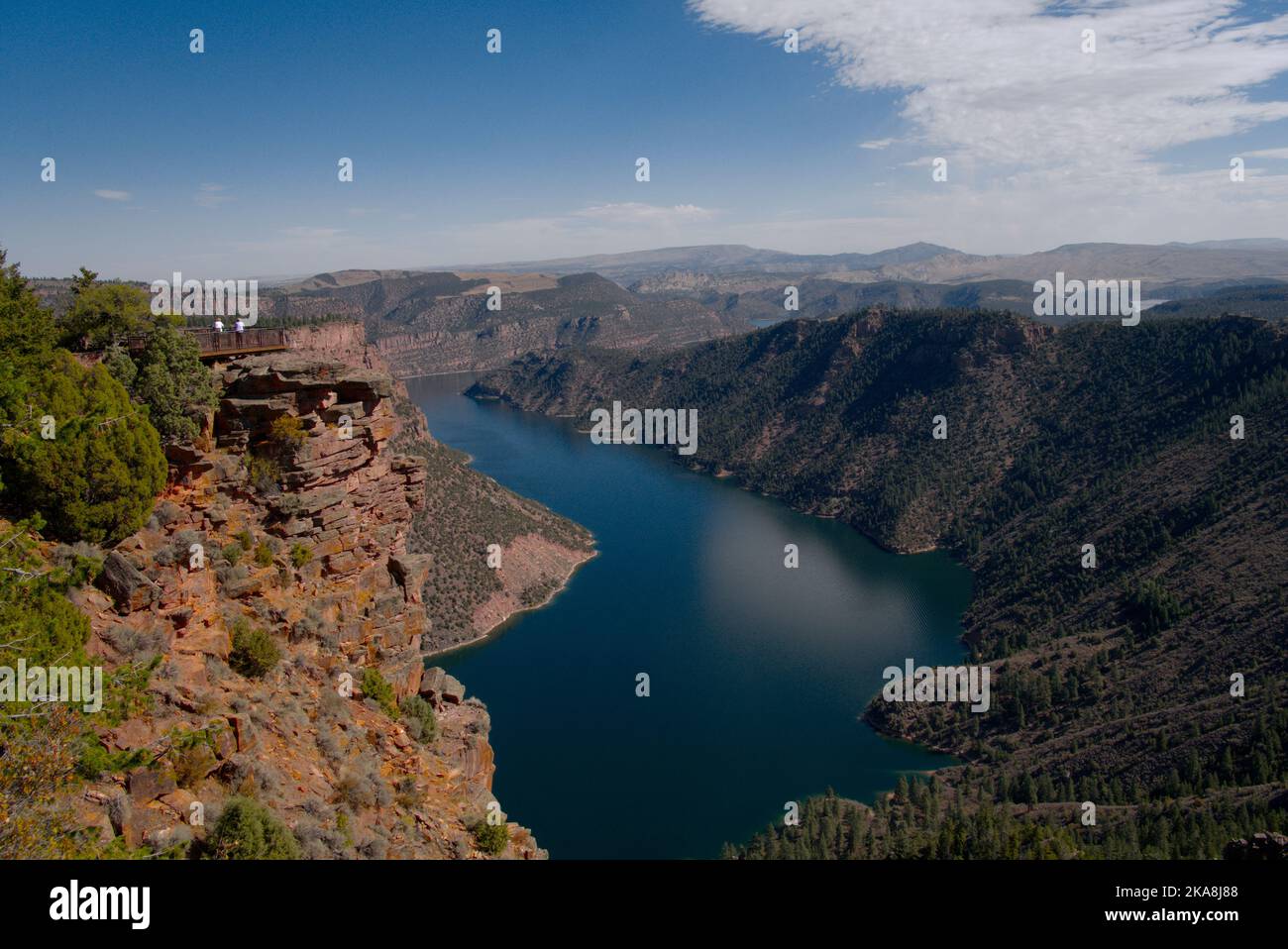 Orevlook from he Canyon Rim trail at Antelope Flats at Flaming Gorge ...