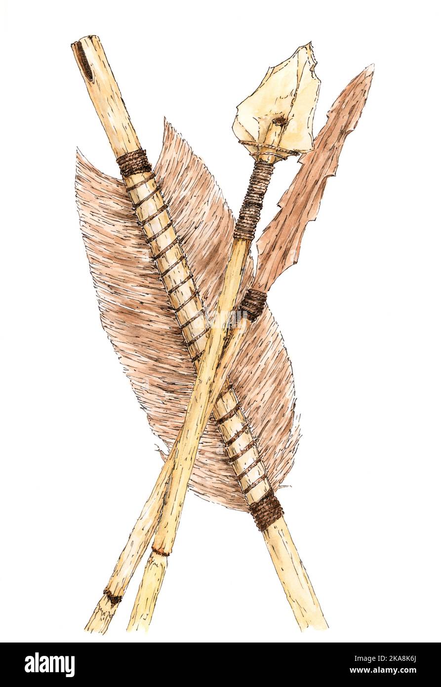 Arrows. Ink on paper Stock Photo - Alamy