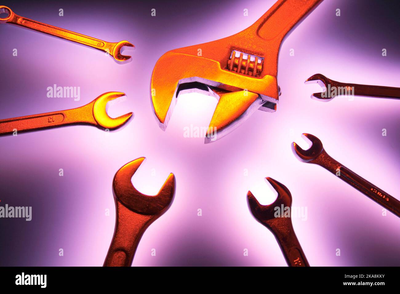 Spanner adjustable plumbing tools hi-res stock photography and images ...