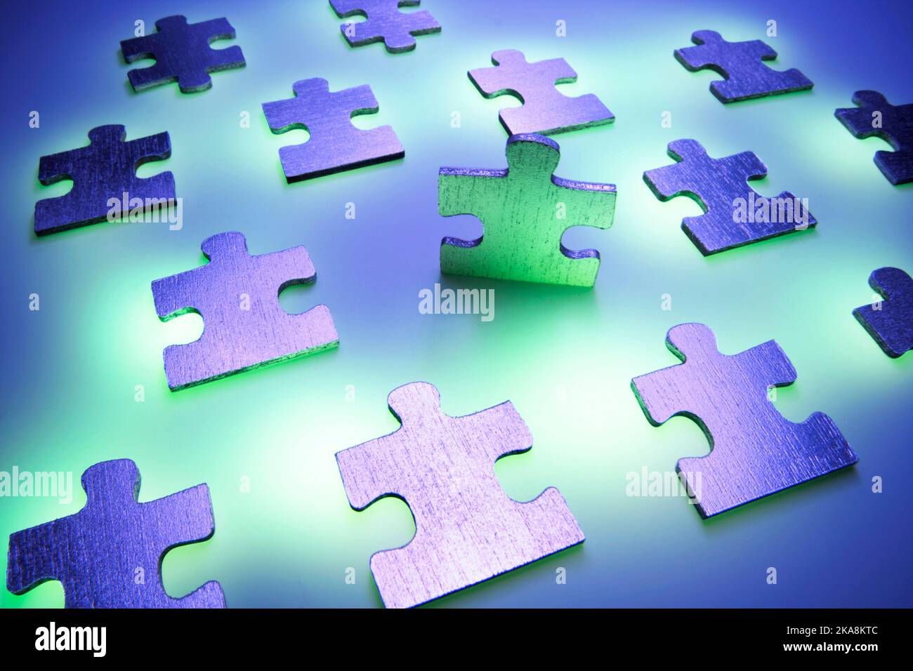Jigsaw Puzzle Pieces Stock Photo - Alamy