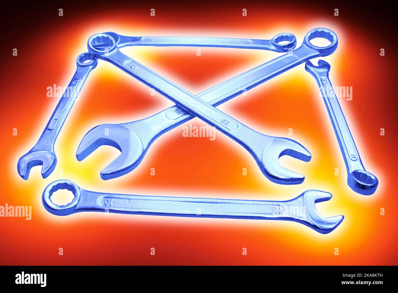 Arrangement wrenches hi-res stock photography and images - Alamy
