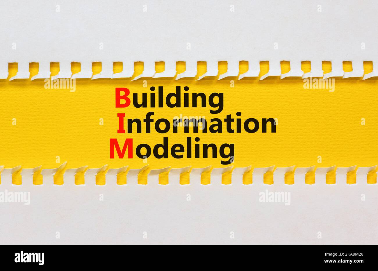 Bim Building Information Modeling Symbol Concept Words Bim Building Information Modeling On