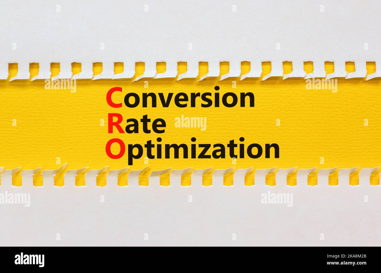 CRO conversion rate optimization symbol. Concept words CRO conversion ...