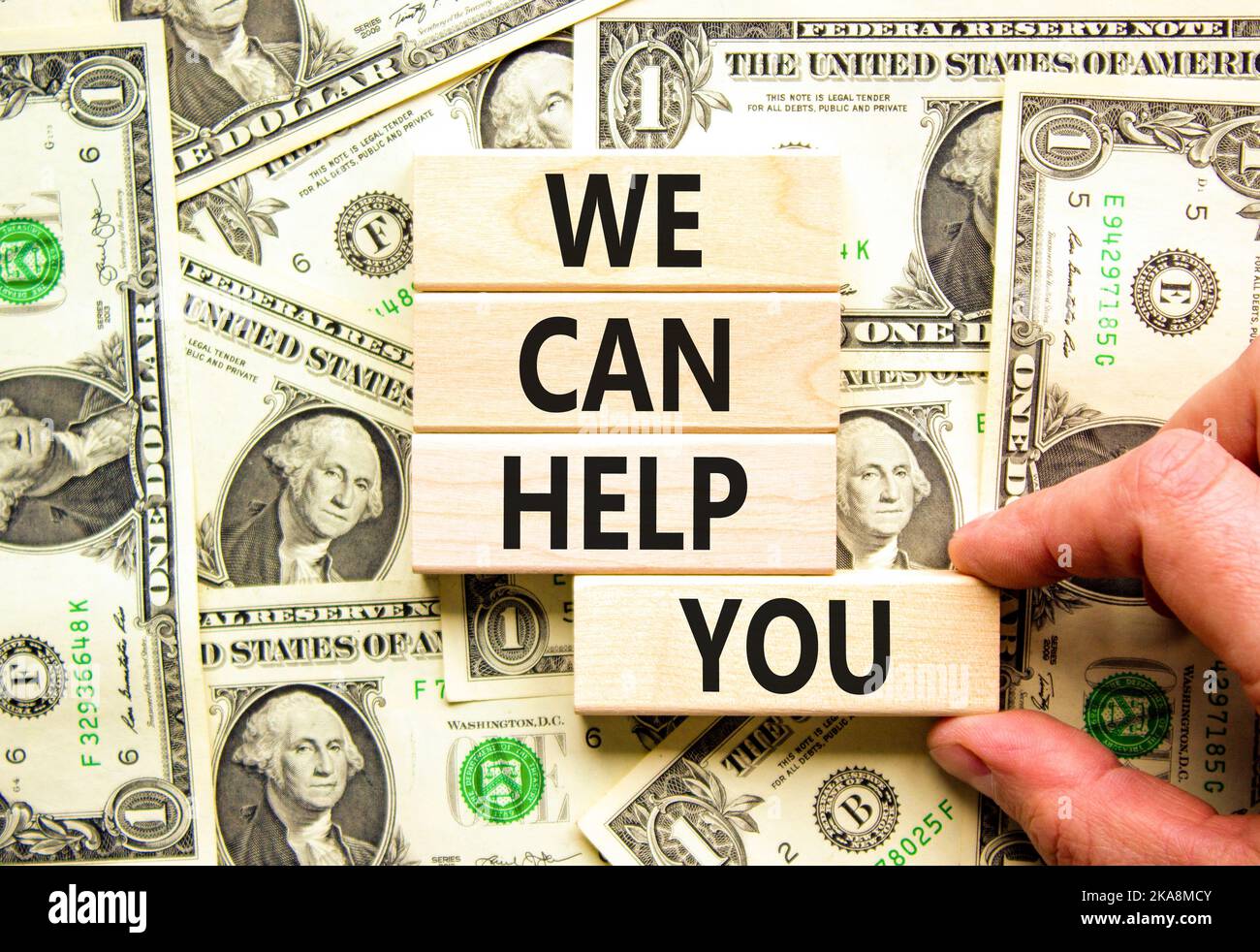 Support and we can help you symbol. Concept words We can help you on ...