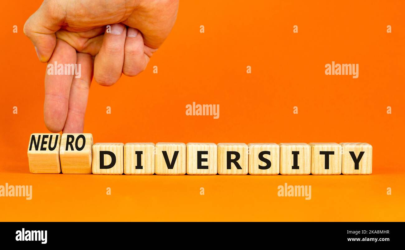 Diversity or neurodiversity symbol. Concept words Diversity and ...