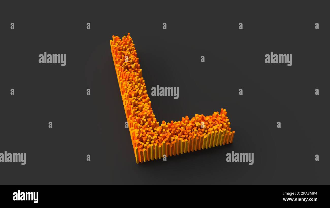 Red letter l hi-res stock photography and images - Alamy