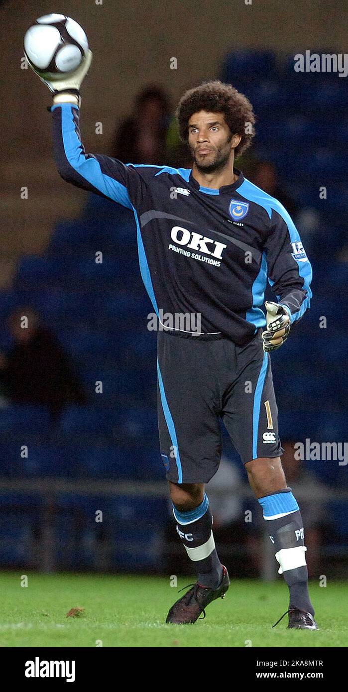 OXFORD V PORTSMOUTH 04-08-2008 DAVID JAMES PIC MIKE WALKER, 2008 Stock ...
