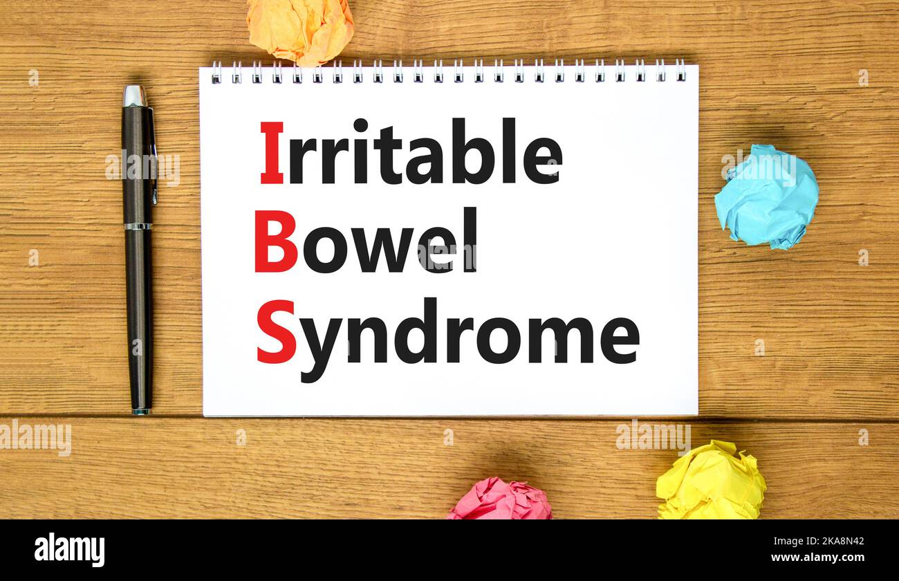 IBS irritable bowel syndrome symbol. Concept words IBS irritable bowel ...