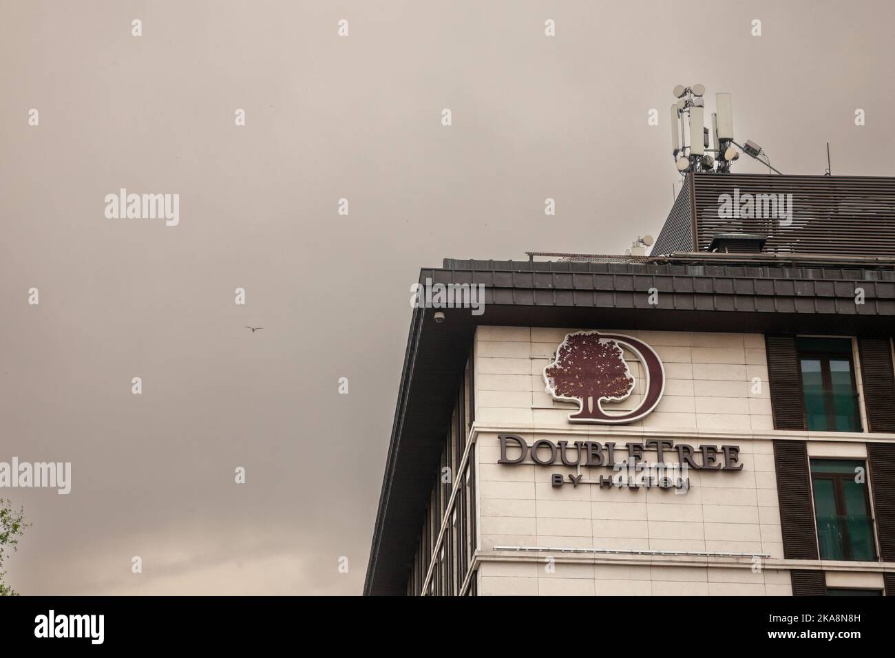 Picture of the Double Tree sign on their recently opened hotel in ...